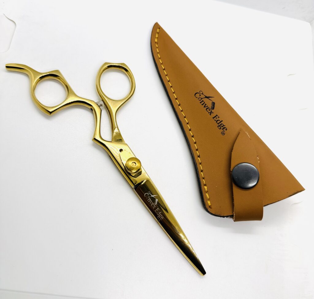 Premium Gold Barber Shears – Professional Hair Cutting Scissors for ...